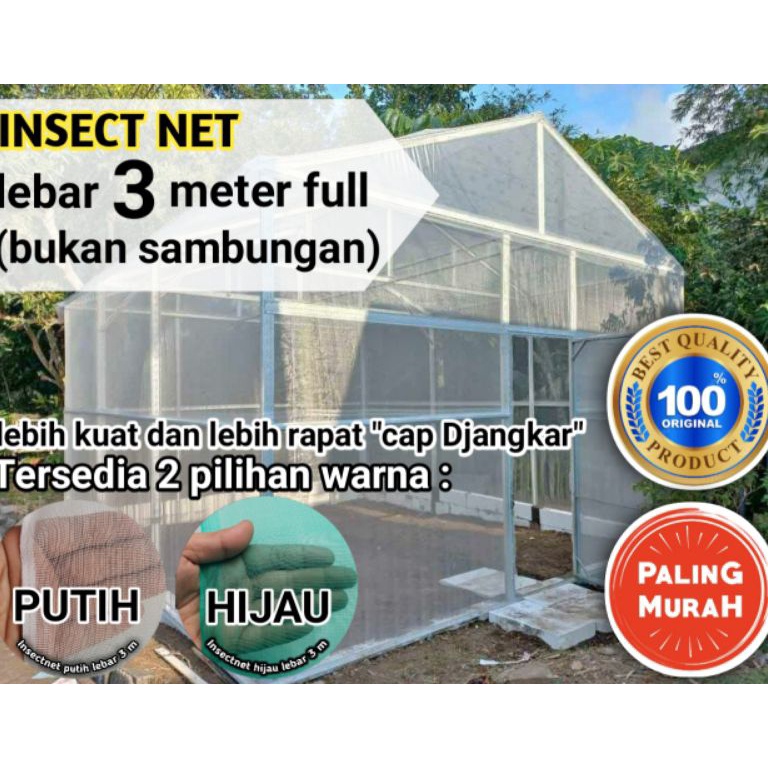 Jual vycm -72 Insect Net lebar 3 meter, Jaring Kasa Lebar 3 meter ...