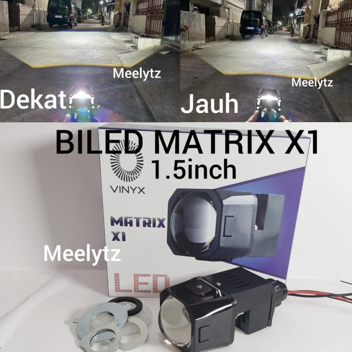 Jual Lampu Led Projector Biled Matrix X1 1.5Inc | Shopee Indonesia