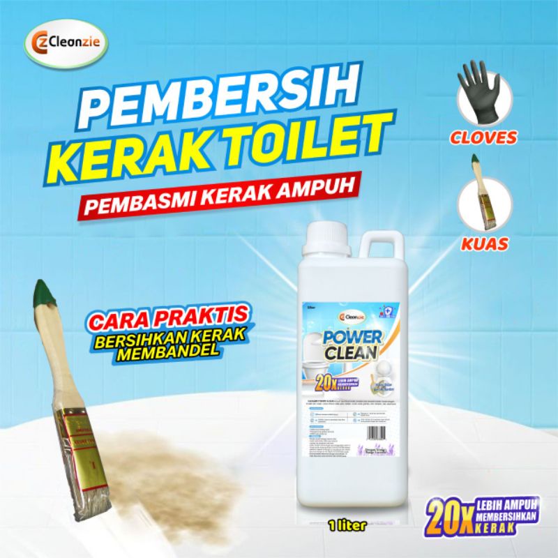 Jual Cleanzie Power Clean Ampuh Bersihkan Kerak Kamar Mandi Toilet Yang ...
