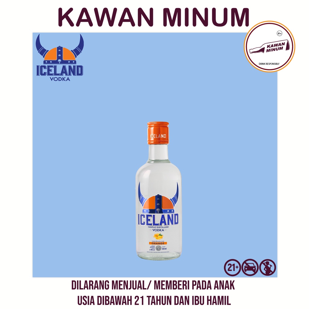 Jual Iceland Vodka Orange 350mL | Shopee Indonesia
