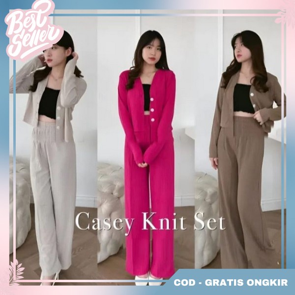 Jual One Set Outfit Terbaru 2023 Setelan Wabita Baju Celana Bju Cwe Korea Wanita Pakaian Cewe ...