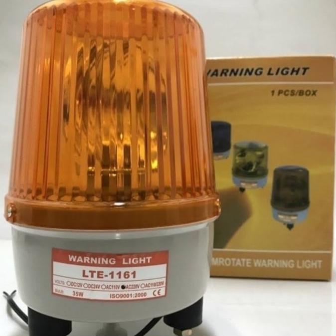 Jual Warning Light Lte / Lampu Rotary 220 Volt 6 Inch Murah | Shopee ...