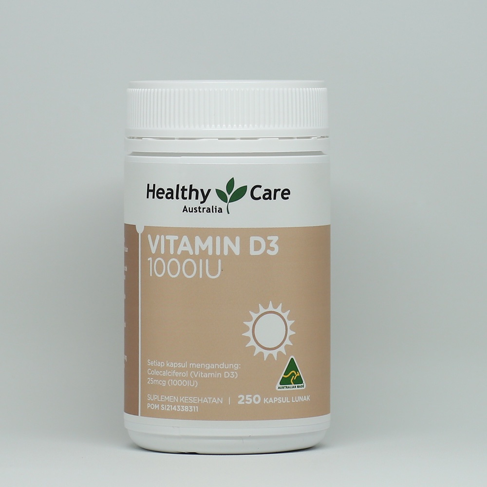 Jual Healthy Care Vitamin D3 1000IU Isi 250 Kapsul Lunak | Shopee Indonesia