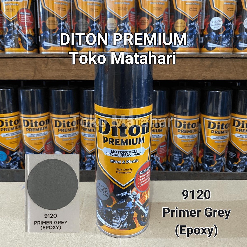Jual Diton Premium 9120 Primer Grey (Epoxy) Cat Semprot pylox pilox ...