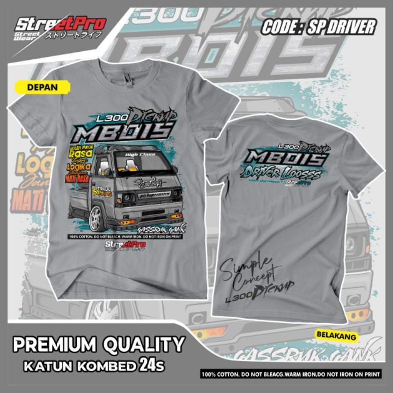 Jual [Ars] Kaos L300 Pick Up Elsa Pickup Colt Baju Truk Truck Oleng Giga Baju Canter Cod ...