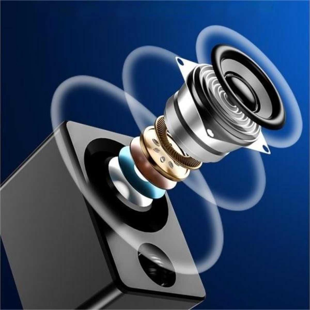 Jual IDEARS Speaker Desktop USB Power 3.5mm Audio Jack Subwoofer Stereo ...