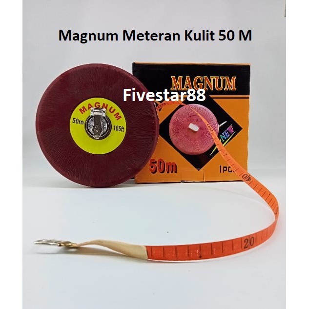 Jual Meteran Magnum Meteran Kulit 50 Meter Gukur Tanah Gukur Jalan Alat ...