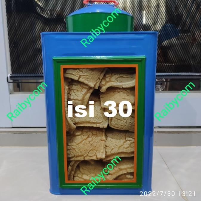 Jual Kaleng Kerupuk Jadul Warung Blek Toples Krupuk Putih Besar 23 X 35 ...