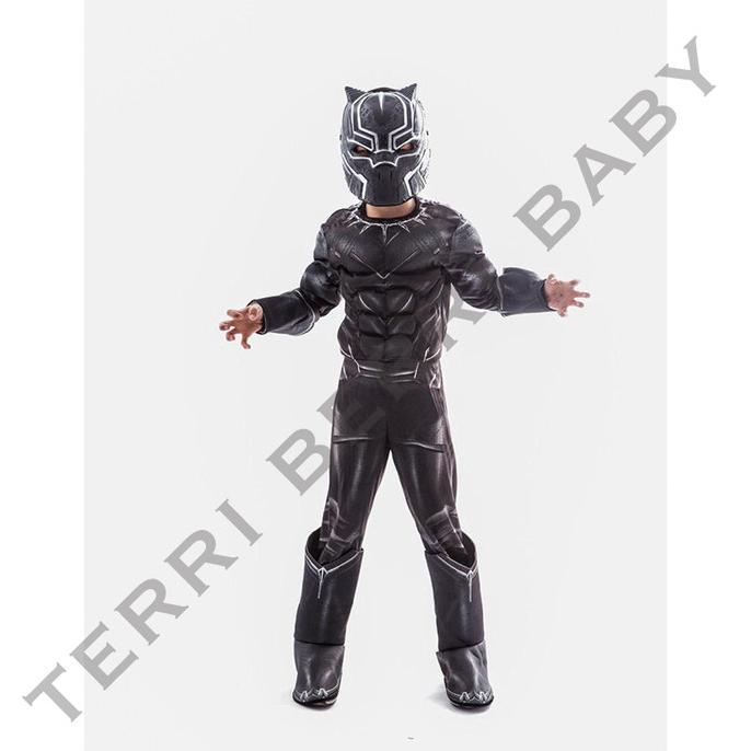 Jual Trend Kostum Cosplay Black Panther Anak Hadiah Ulang Tahun ...
