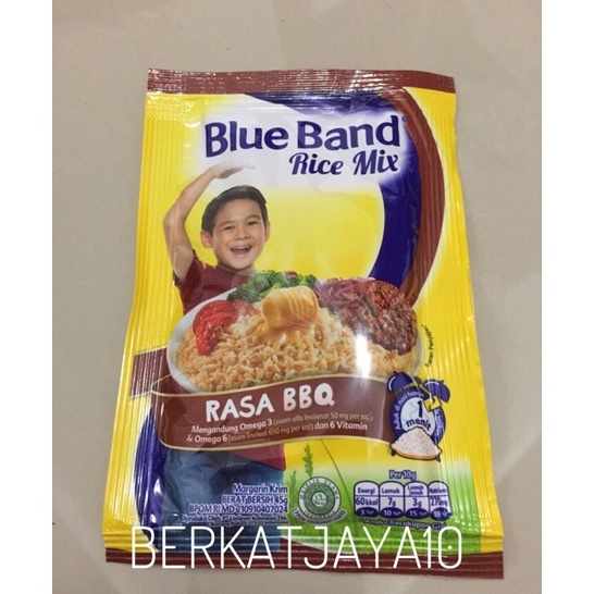 Jual Terupdate Blue Band Rice Mix 45 gr Rasa BBQ Margarin Mentega Nasi ...