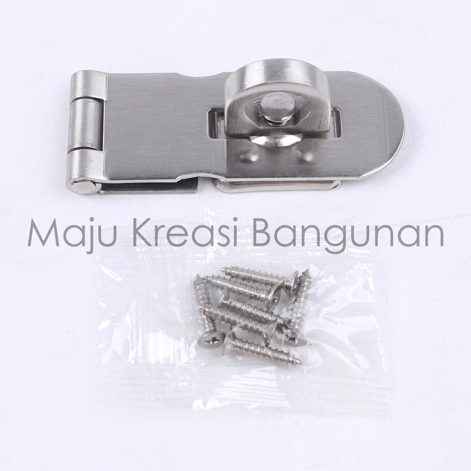 Jual Baru Overpal Gembok SOLIGEN Medium Stainless Steel Grendel Kunci ...
