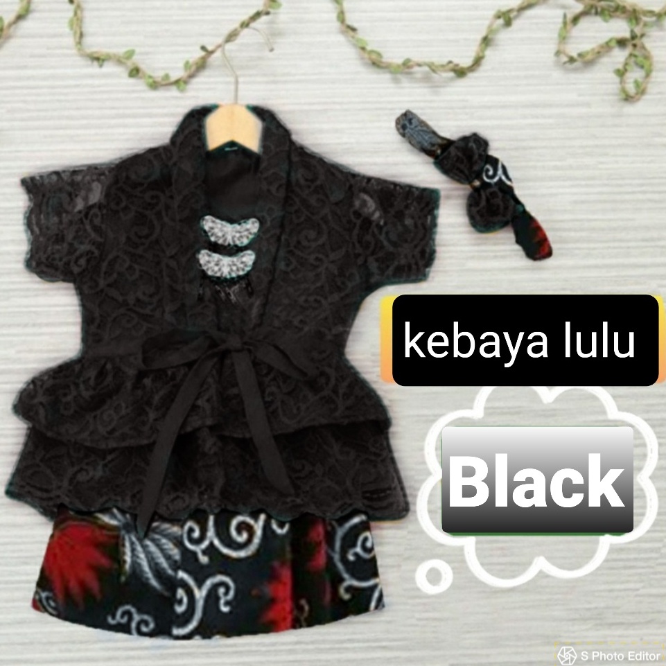 Jual [ART. N87K] Kebaya Anak Perempuan Kutubaru Setelan Baju Brukat ...
