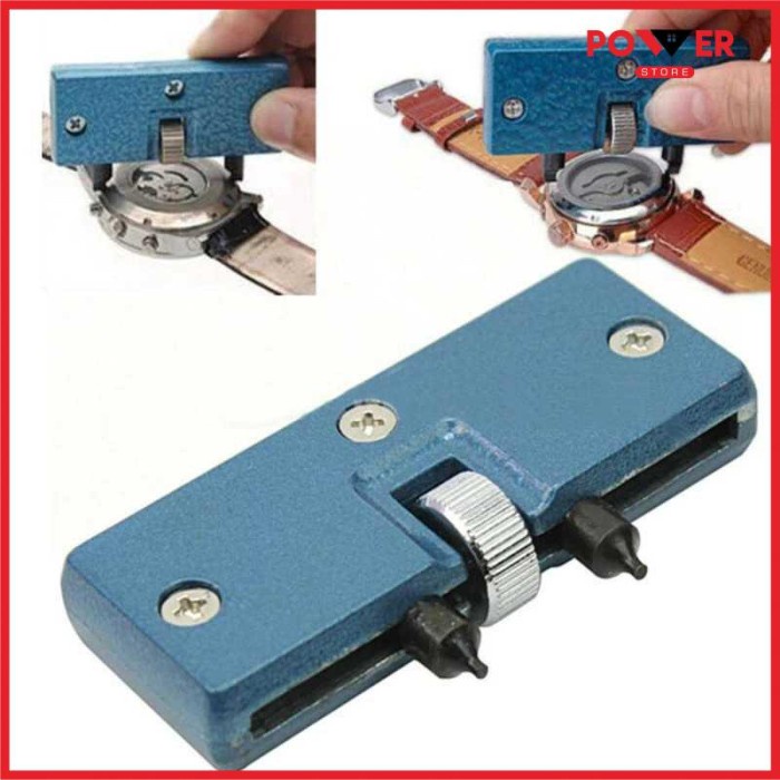 Jual Pembuka Case Jam Tangan Watch Opener Back Metal Body - [Biru ...