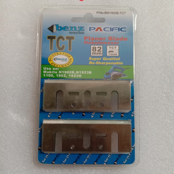 Jual Mata Pisau Serut Sugu Pasah / Planer Blade Tct 1900B Benz 82Mm ...