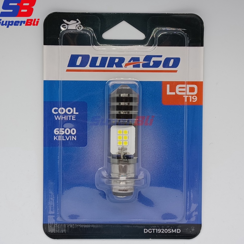 Jual CHEKOUT Bohlam Lampu LED Depan Motor 800 Lumens 20SMD Matic Bebek ...