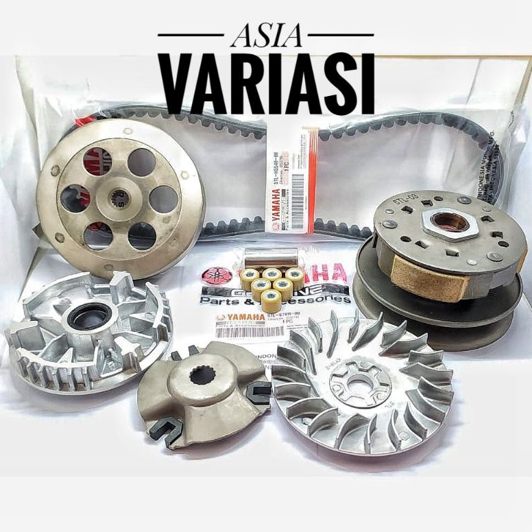 Jual LARIS MANIS PAKETAN FULLSET BAGIAN KIRI CVT YAMAHA PULLY POLI PULI PULY SET/ ASSY + CVT ...