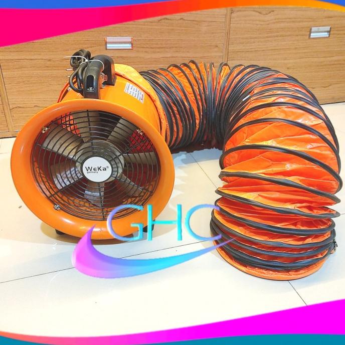 Jual Portable Ventilator 10 inch Weka Kipas Blower Fan Plus Selang 5 ...