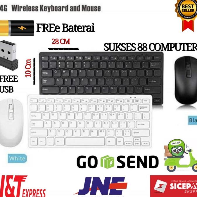 Jual Paket Keyboard Wireless + Mouse Wireless Merek Sunrose T80 ...