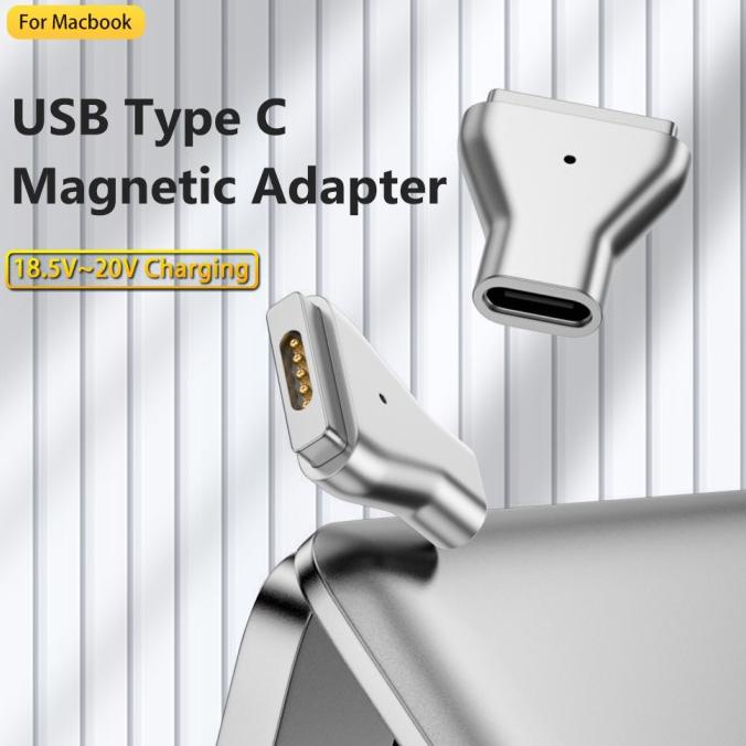 Jual Usb Type C Pd Female To Magsafe Plug Magnetic Adapter For Macbook ...
