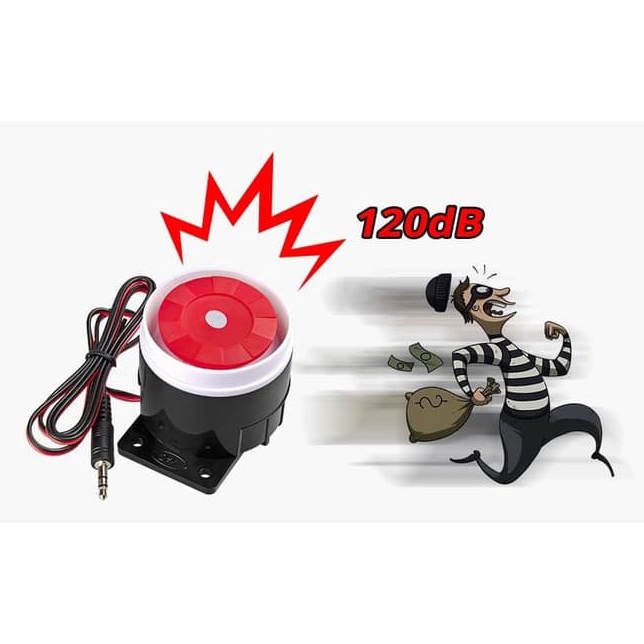 Jual Produk Teknobi KERUI Wired Indoor Sirine Alarm System G18 W18 W193 ...