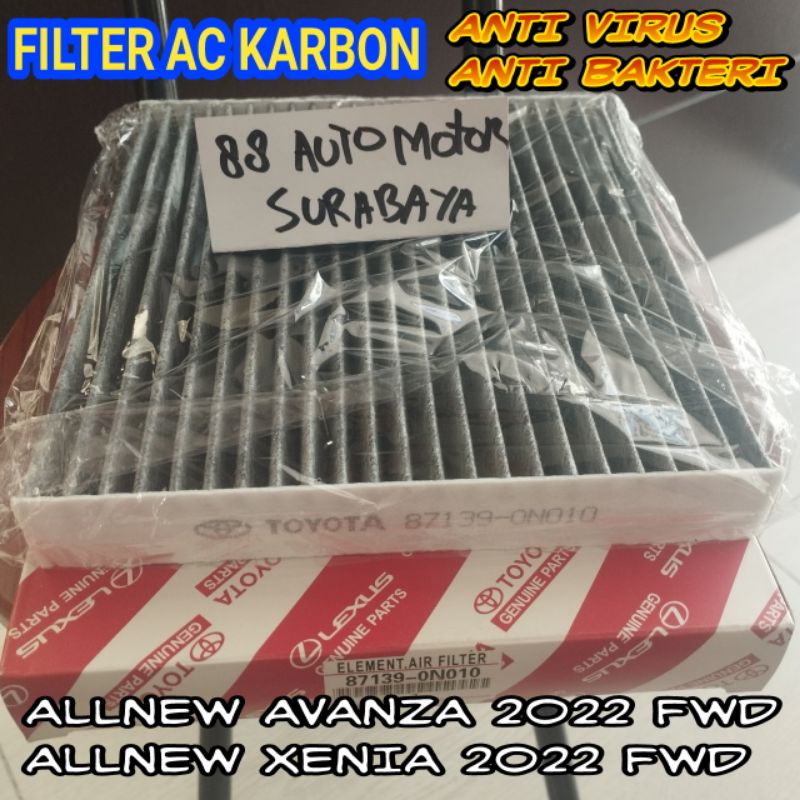 Jual FILTER AC KARBON ALL NEW AVANZA XENIA FWD 2022 up CARBON AIR ...