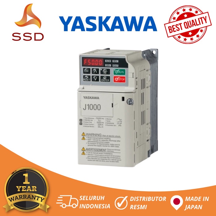 Jual Inverter Yaskawa 200V 3-PHASE 0.4 KW CIMR-JT2A0004BAA | Shopee Indonesia