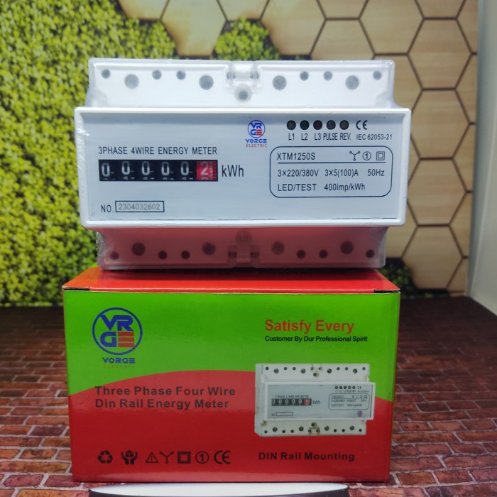Jual kwh meter XTM1250S 3 phase / 3P / kwh meter 3phase analog Fort | Shopee Indonesia