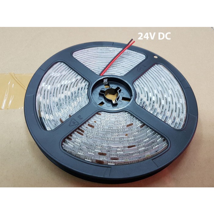 Jual 24V DC cahaya PUTIH Flex Led Strip 5050 SMD waterproof 5 meter ...