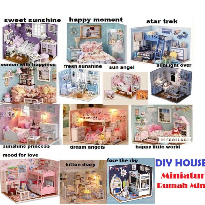 Jual Trend Diy Miniature House Doll House Rumah Boneka Miniatur Rumah ...