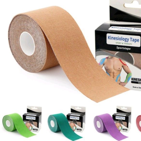 Jual Kinesio Tape / Tapping / Kinesiology Tapping Ukuran 5cm x 5m | Shopee Indonesia