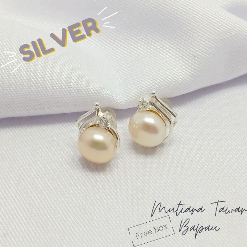 Jual Anting Mutiara Air Tawar Asli Bersertifikat (PRR) | Shopee Indonesia