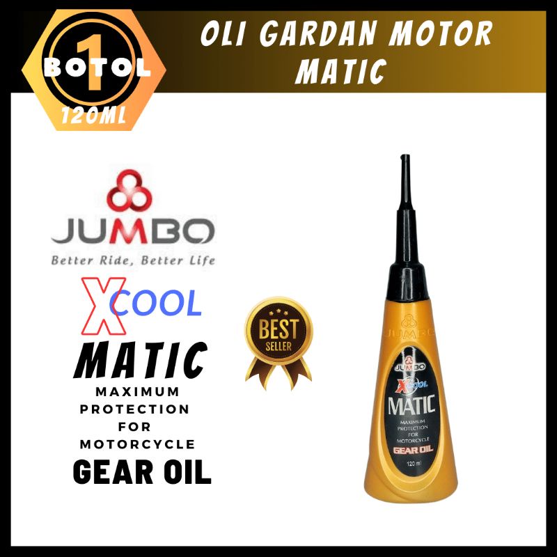 Jual oli gardan motor matic JB X'COOL GEAR MATIC 120ml for all motor ...