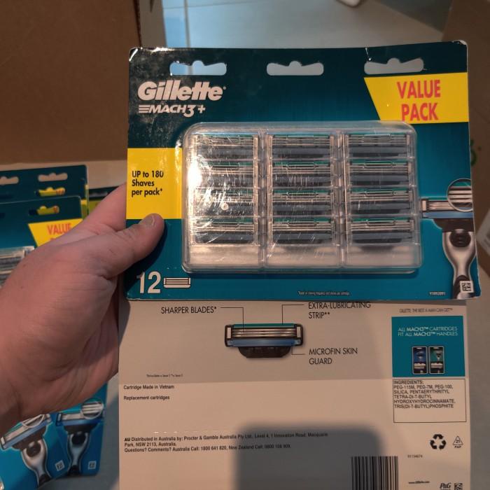 Jual Gillette Cartridge Mach 3 3+ Turbo Refill Pisau Cukur Isi Ulang ...
