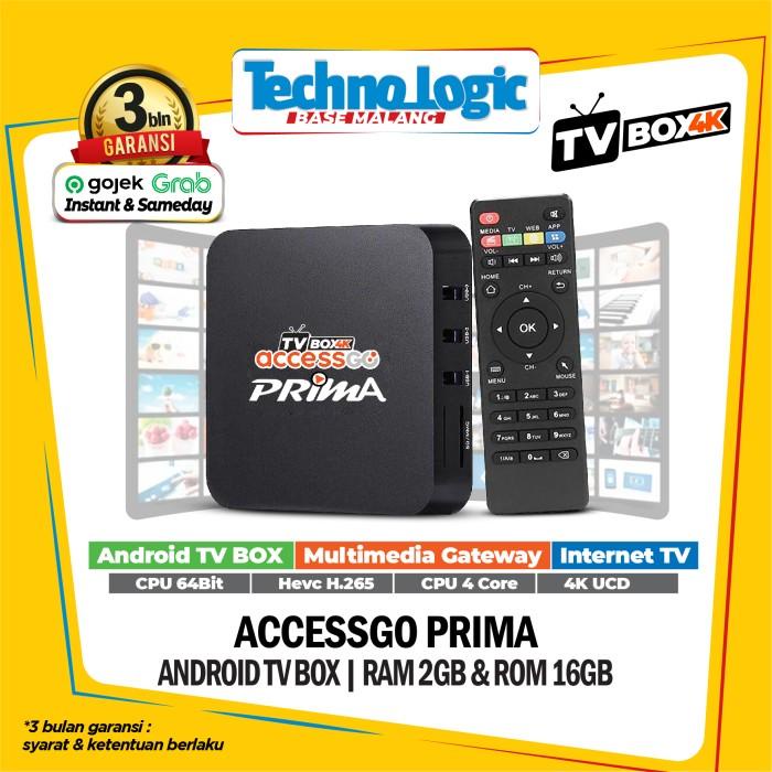 Jual Android Tv Box 4K Accessgo Prima Ram 2Gb & Rom 16Gb | Shopee Indonesia