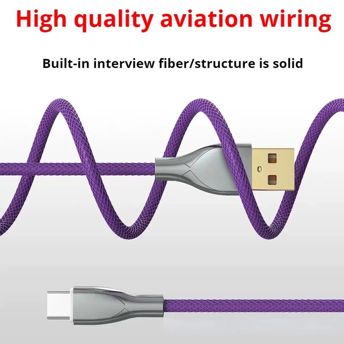 Jual Mechanical Keyboard Coiled Cable Wire Type C Aviation Connector ...