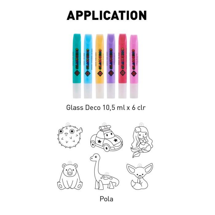 Jual Mainan Anak Amos Sun Deco D-1 (6 Small Suncatcher + 6 Glass Deco ...