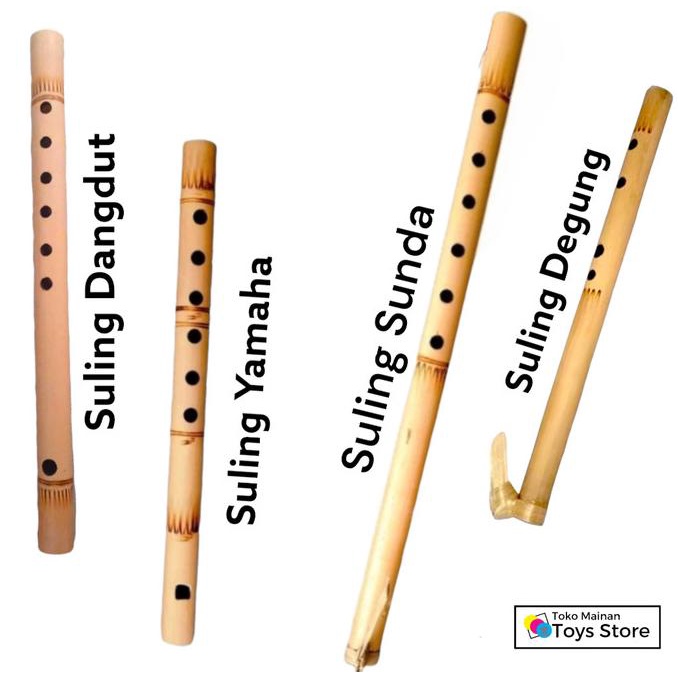 Jual Suling Tradisional Bambu Asli Seruling Dangdut Yamaha Sunda Degung ...