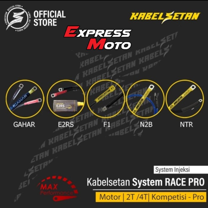 Jual [New] Kabelsetan Race Pro System Injeksi Drag 4Tak - Kabel Setan ...