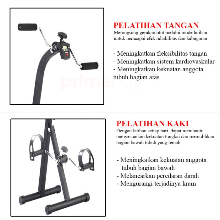 Jual Sepeda Statis Gym Portable Terapi Kaki Dan Tangan Untuk Stroke ...