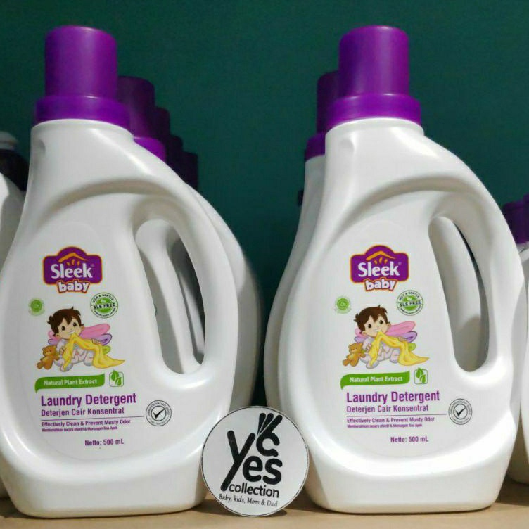 Jual [F⁂25%W Sleak sleek baby 500 ml laundry detergen detergent cair bottol botol cuci baju ...
