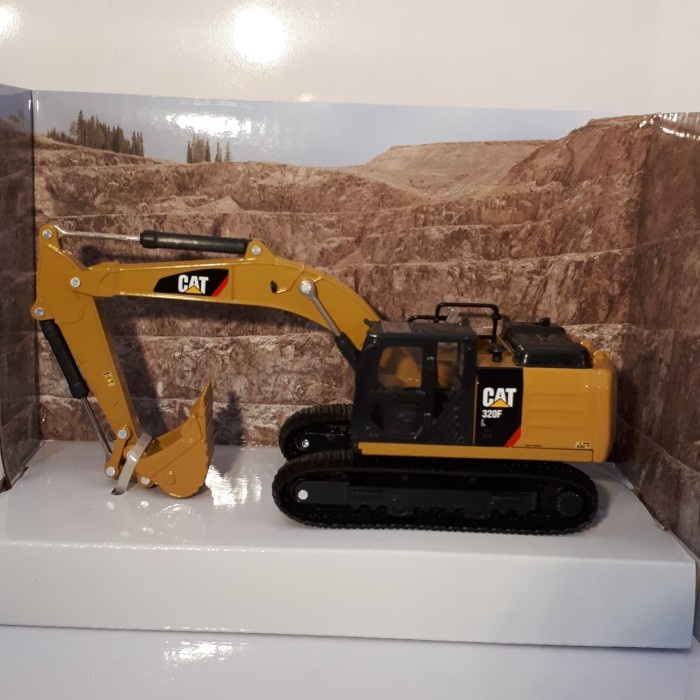 Jual MINIATUR DIECAST ALAT BERAT CAT 320F L HIDRAUL8X EXCAVATOR ...
