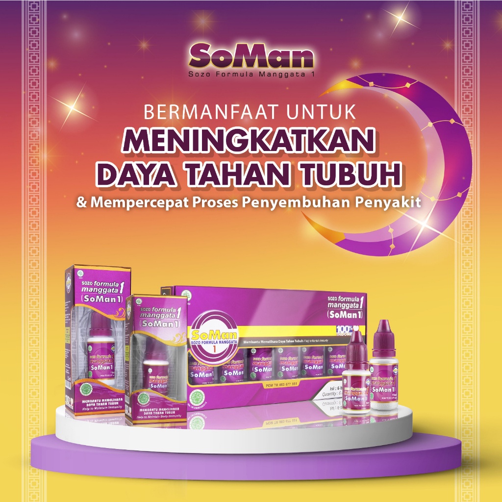 Jual SOMAN Sozo Manggata - Jamu Tetes 2Botol (2X8ML) | Shopee Indonesia
