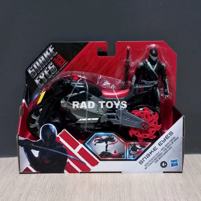Jual Baru Snake Eyes With Stealth Cycle G I Joe Origins Hasbro G I Joe ...