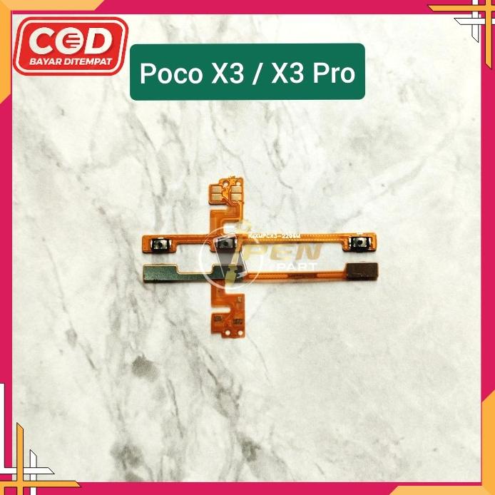 Jual Flexible On Off Poco X3 Original Fleksibel Flex Volume Power Switch | Shopee Indonesia