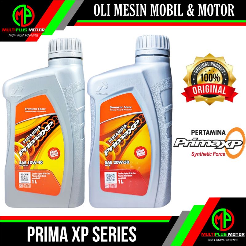 Jual Oli mesin mobil & motor 4T PERTAMINA PRIMA XP (1L) ORIGINAL 100% ...