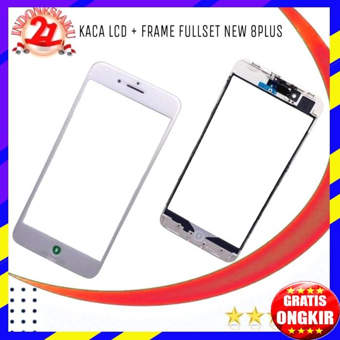 Jual Kaca Lcd Iphone 8 Plus Frame+Oca New Original | Shopee Indonesia