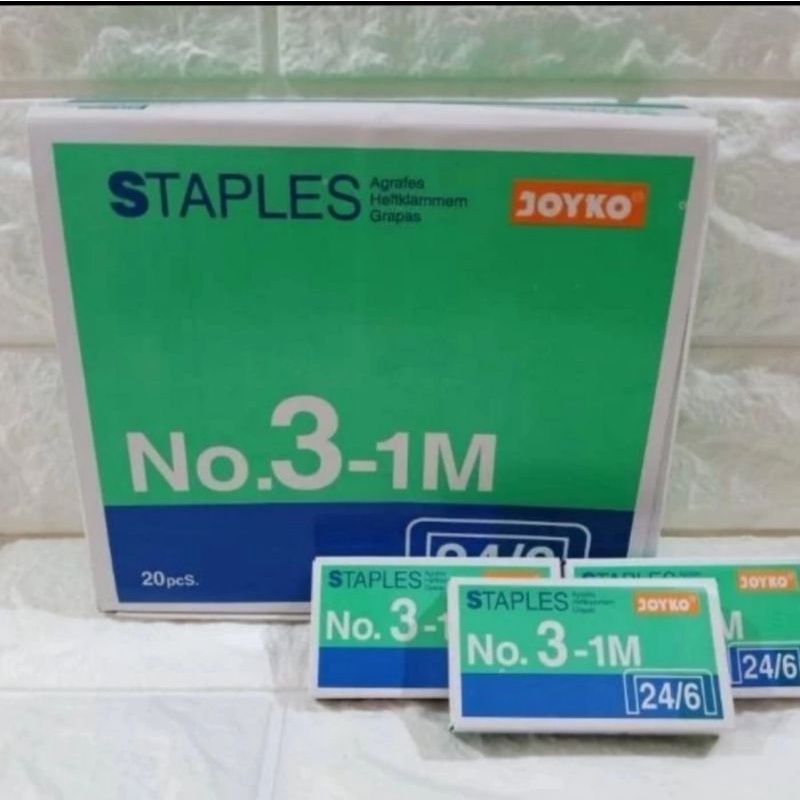 Jual Staples Isi Stapler Refill Stapler Joyko No.3 | Shopee Indonesia