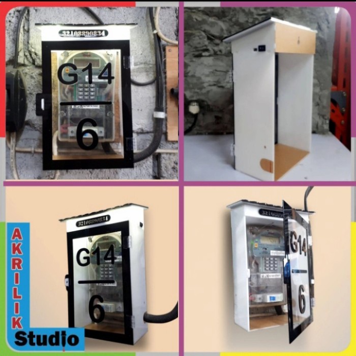 Jual BOX METERAN LISTRIK TOKEN, + NO RUMAH | Shopee Indonesia