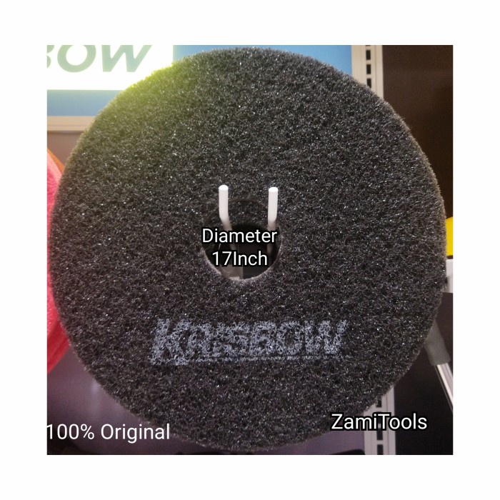 Jual Pad Polisher Lantai 17 Inch Black Krisbow | Shopee Indonesia