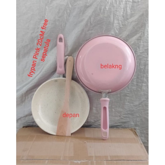 Jual Teplon frypan warna anti lengket 20cm | Shopee Indonesia